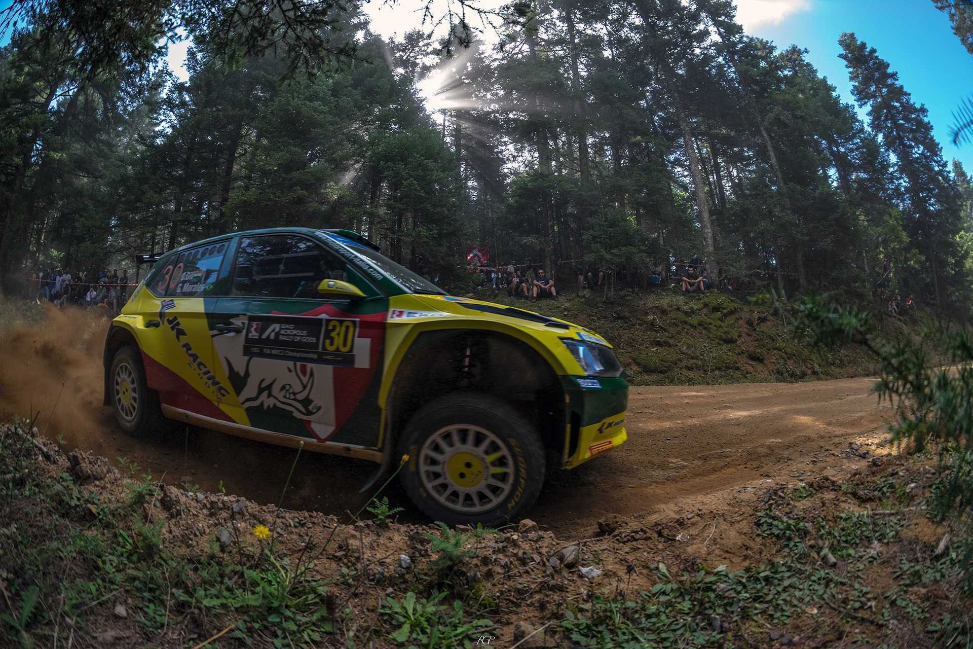 From the spectator's view... Rally Acropolis 2022... Akis Giovos ...