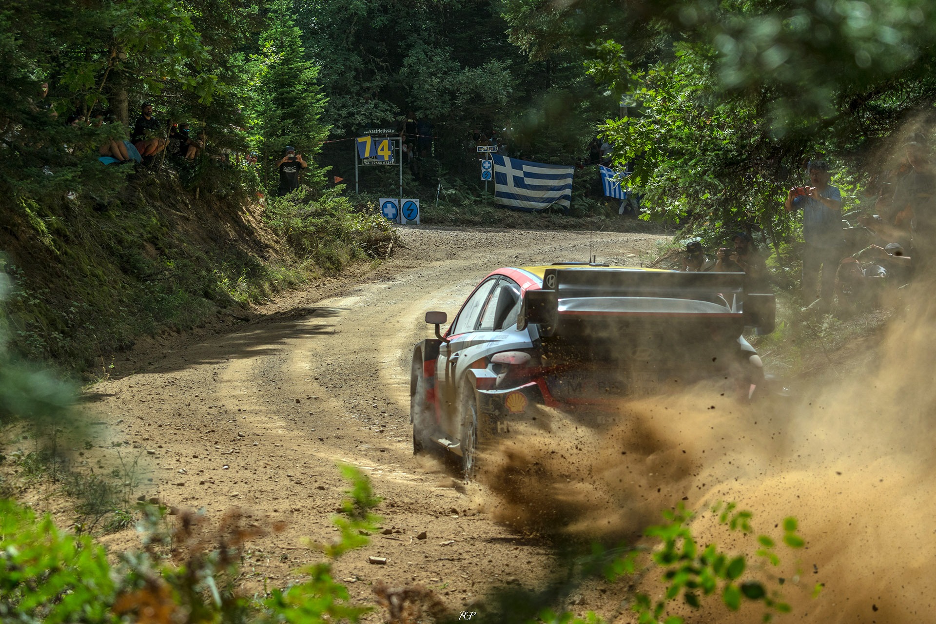 From the spectator's view... Rally Acropolis 2022... Akis Giovos ...