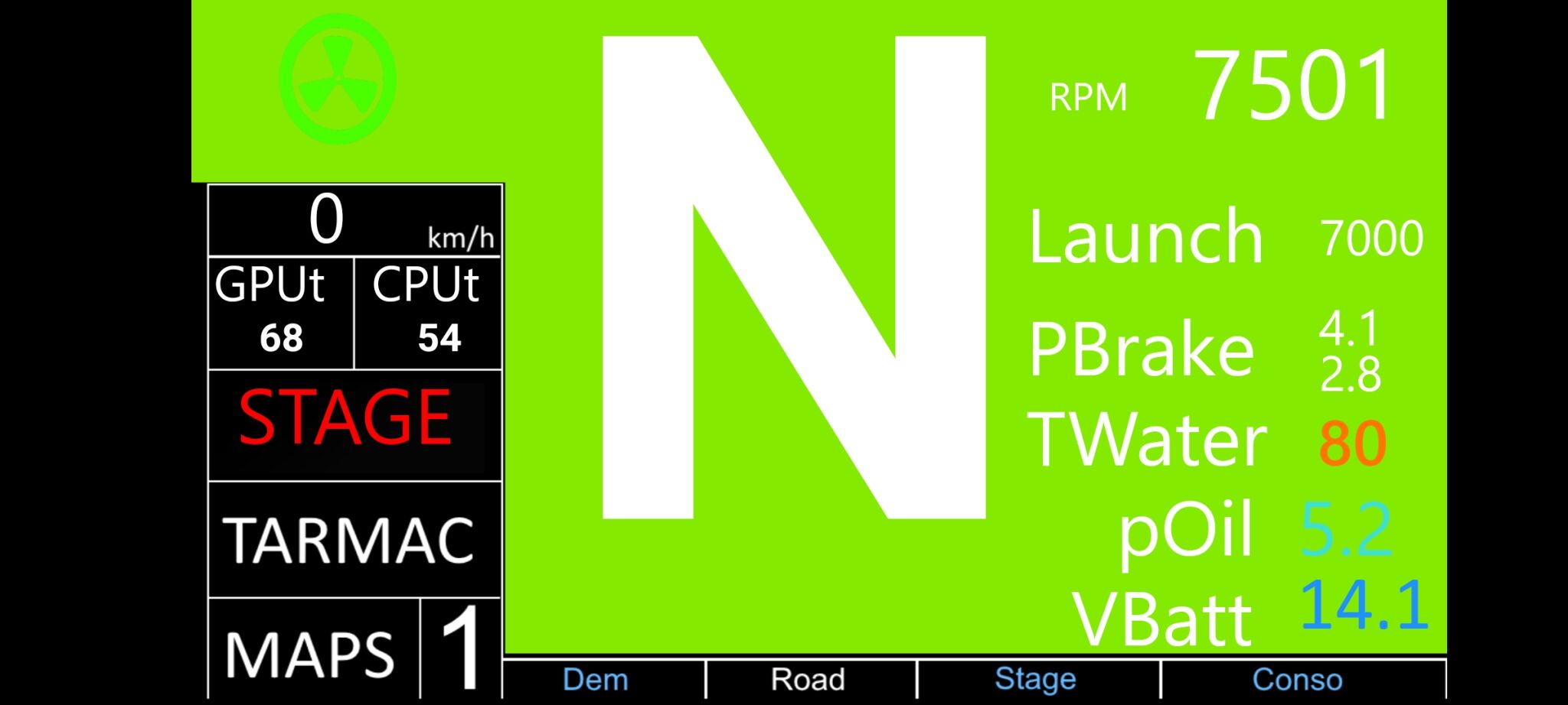 Citroën C3 Rally2 SIMHUB Dashboard V.2 • PureSimRally GR